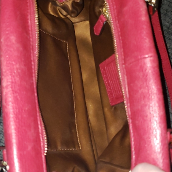Coach | Bags | Vintage Red Leather Coach Handbag | Poshmark